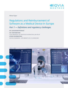 Regulations and Reimbursement of Software as a Medical Device in Europe ...